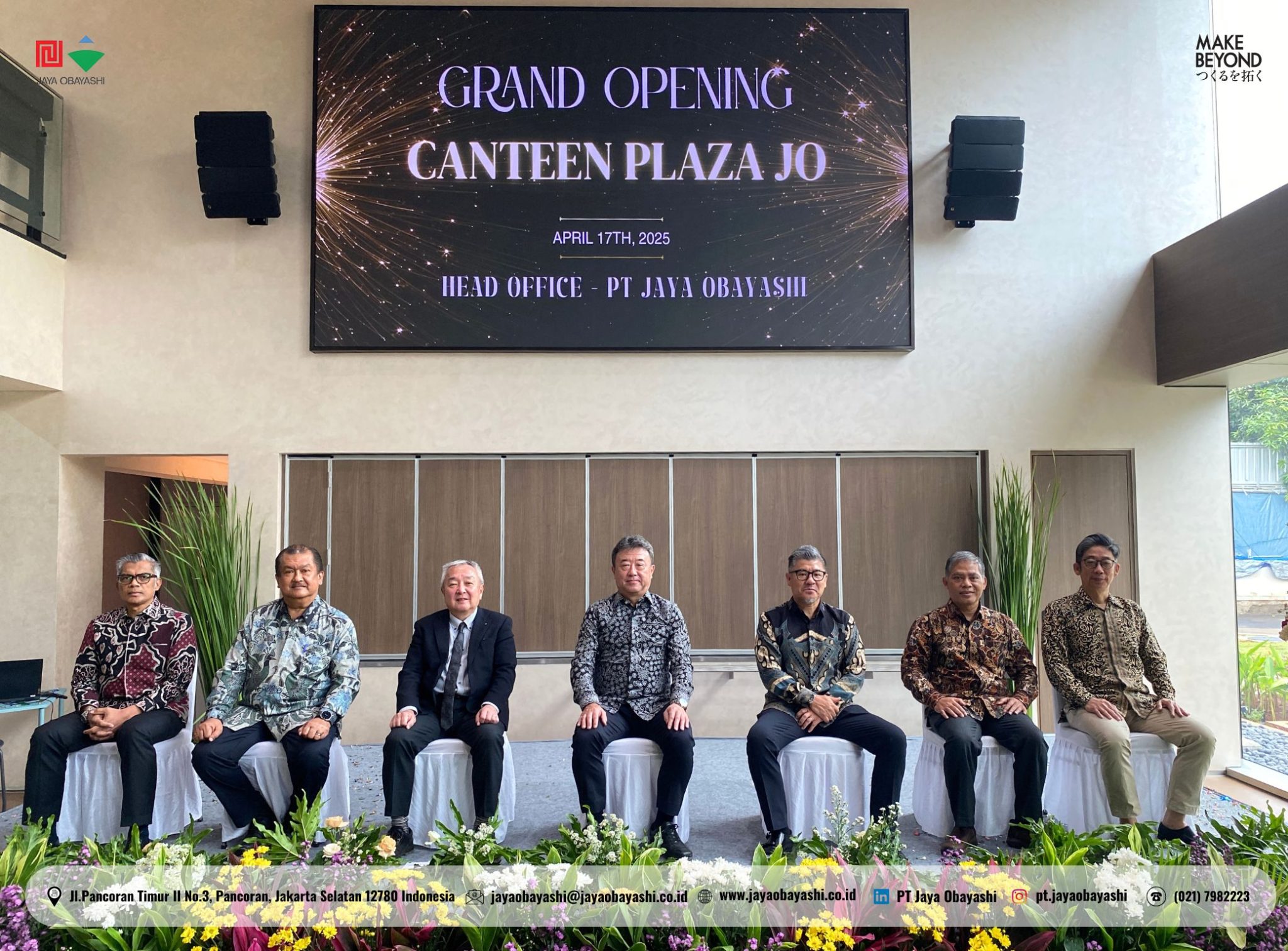 GRAND OPENING CANTEEN PLAZA JO - Jaya Obayashi